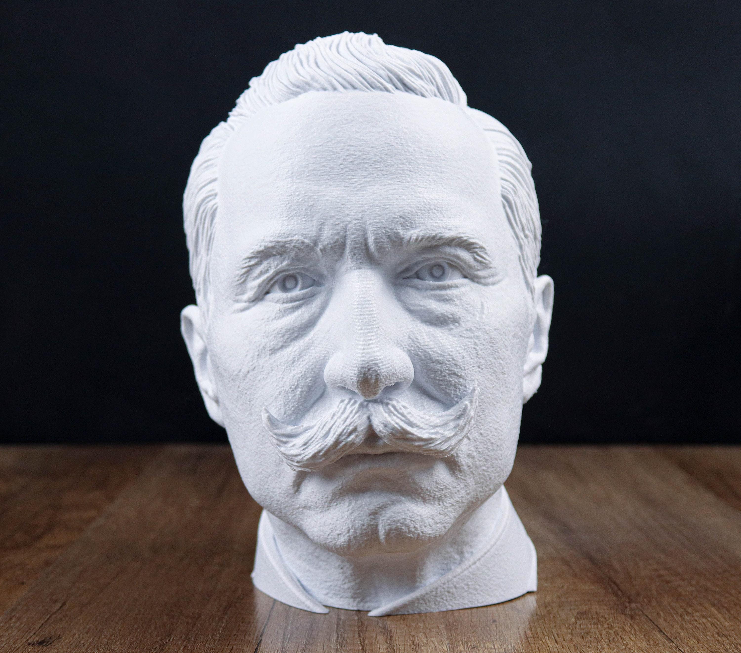 Kaiser Wilhelm II, German Emperor 3d Bust Sculpture - Etsy