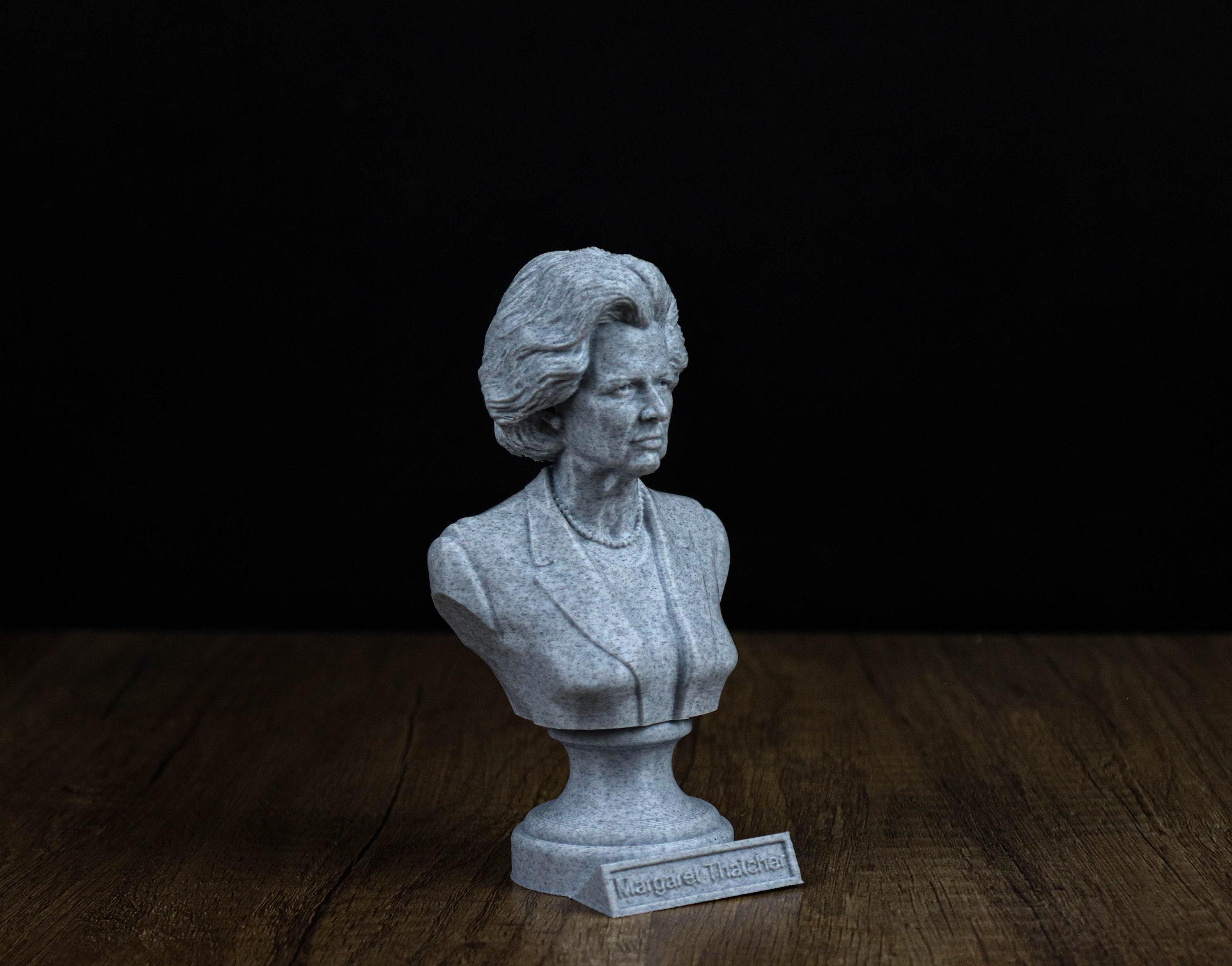 Margaret Thatcher Bust, Former Prime Minister of the United Kingdom ...