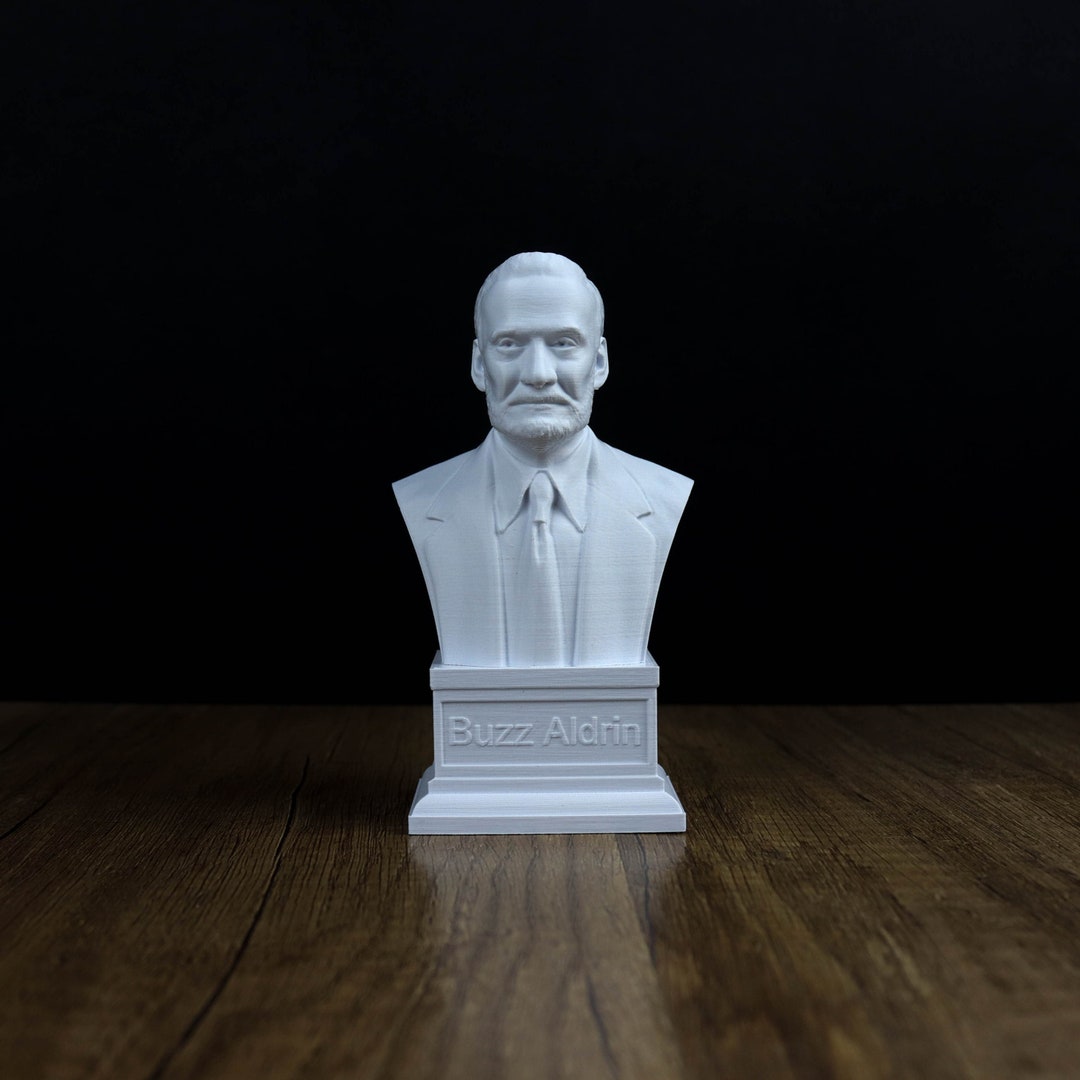 Buzz Aldrin Sculpture Bust, Apollo 11 Astronaut Decor - Etsy