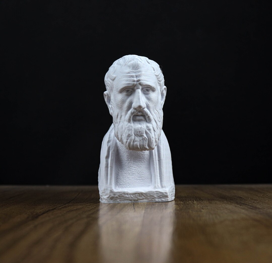 Zeno of Citium Statue, Greek Mythology Inspired Sculpture - Etsy