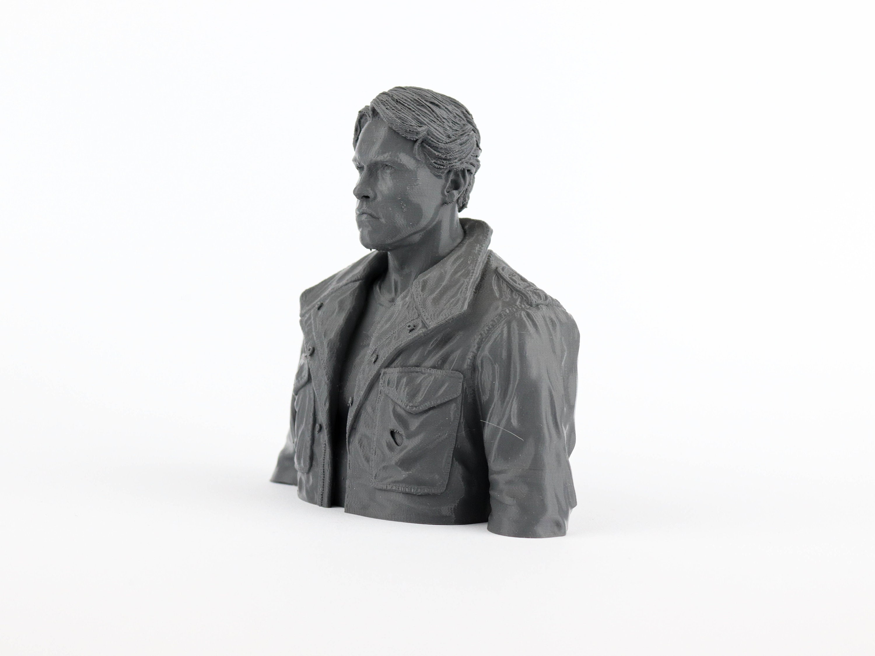 Arnold Schwarzenegger as Terminator 3d Bust Sculpture - Etsy