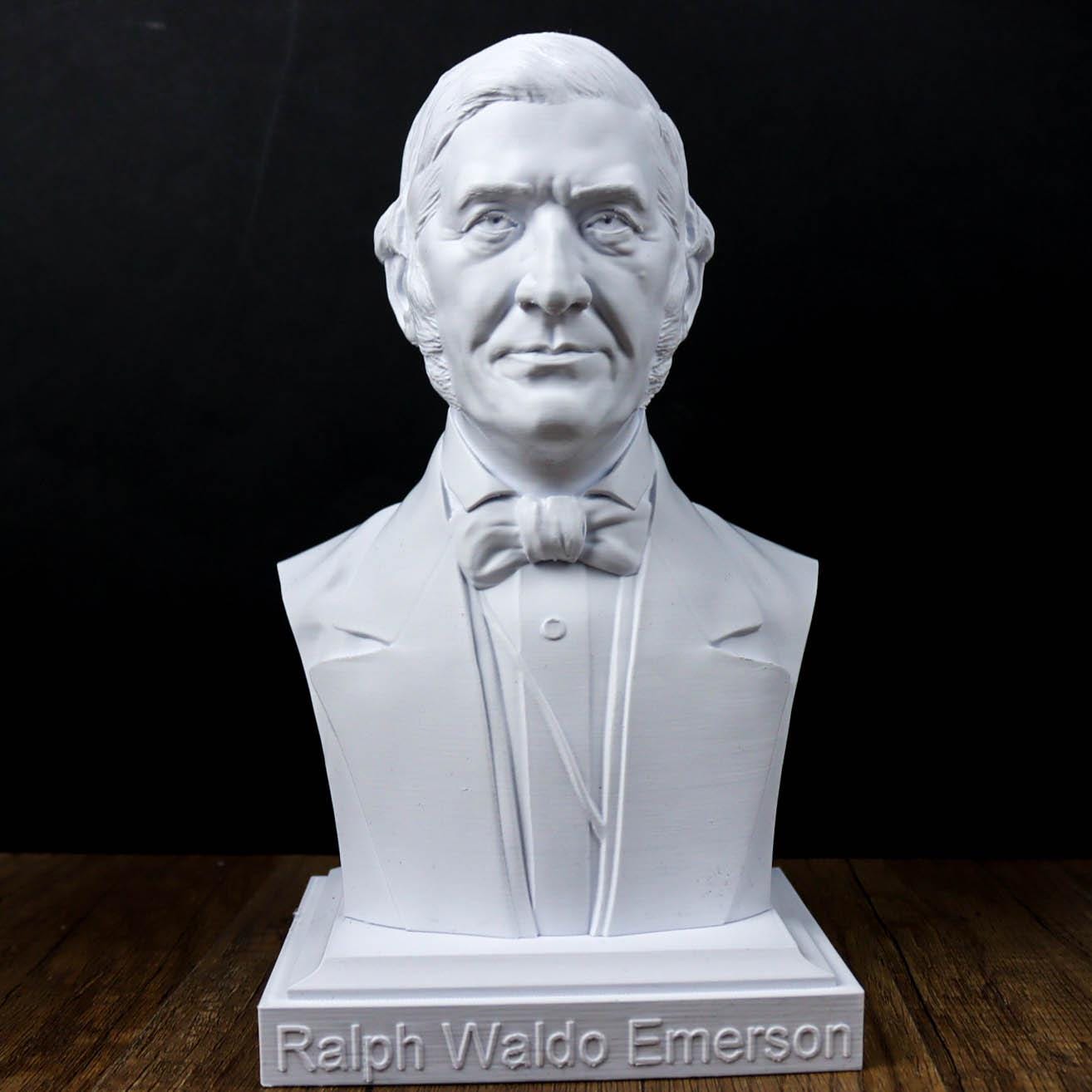Ralph Waldo Emerson Bust, American Essayist Statue, Concord Writer ...