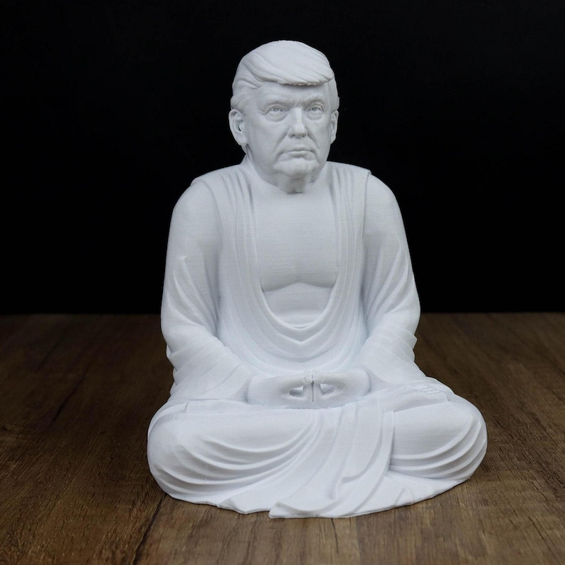 Trump Buddha Statue - Etsy