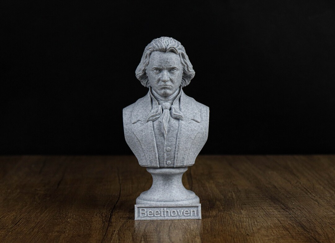 Ludwig Van Beethoven Bust Statue - Etsy