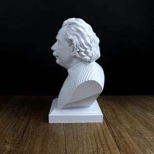 Albert Einstein Bust, German Physicist and Mathematician Desktop Statue ...