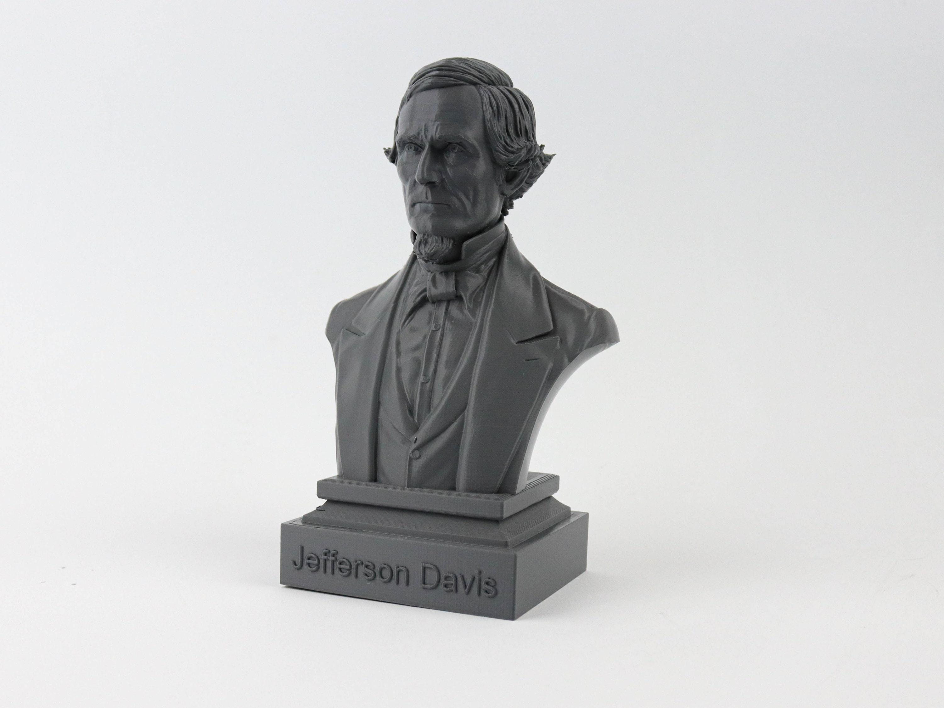Jefferson Davis Bust, Former President of the Confederate States of ...