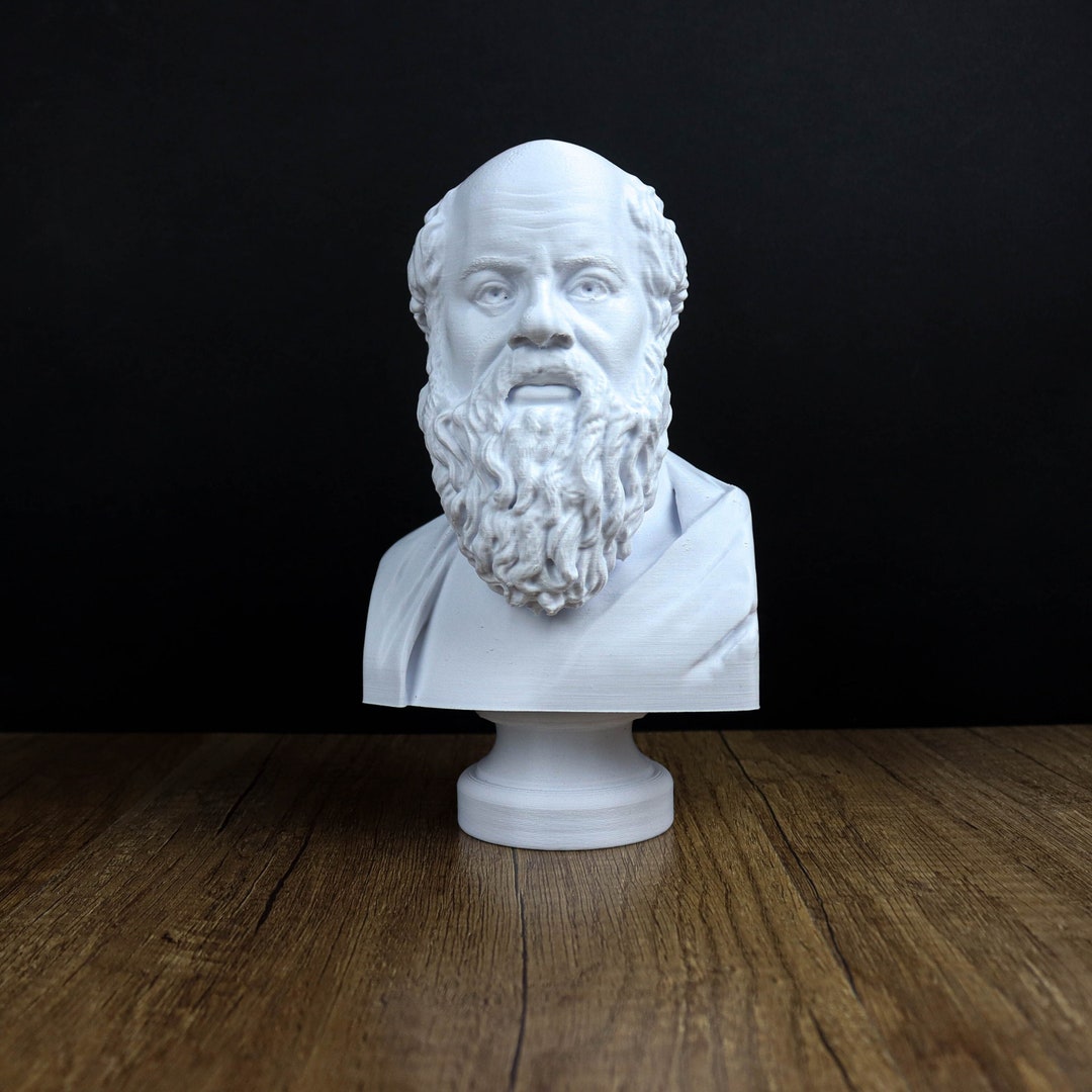 Socrates Bust, Greek Statue, Sculpture - Etsy