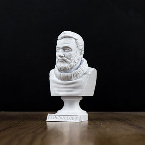 Ernest Hemingway Bust, American Author Statue, Sculpture Decoration ...