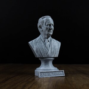 J. R.R. Tolkien Bust, English Writer Statue, Sculpture Decoration - Etsy
