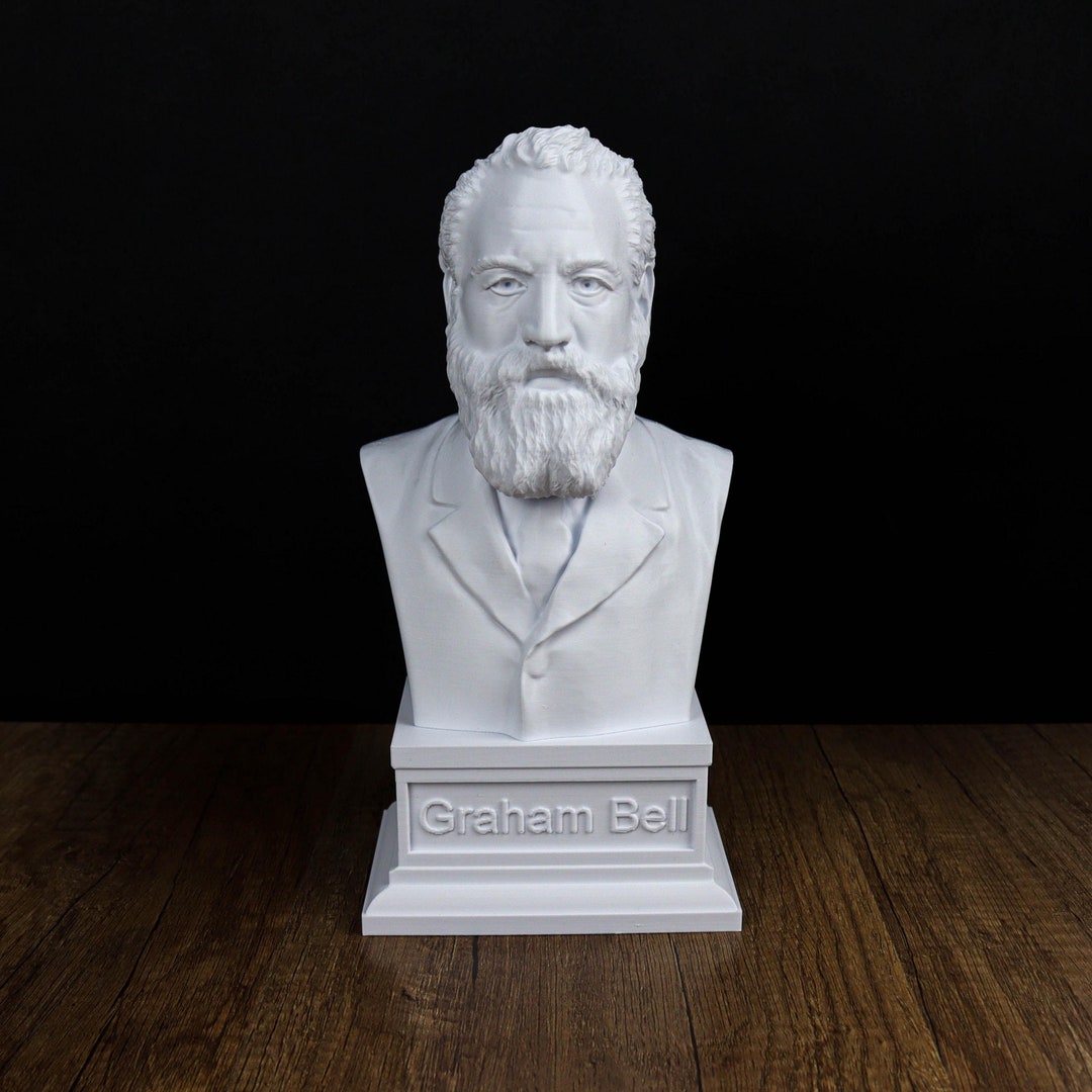 Alexander Graham Bell Bust, 3d Printed Statue, Sculpture Decoration ...