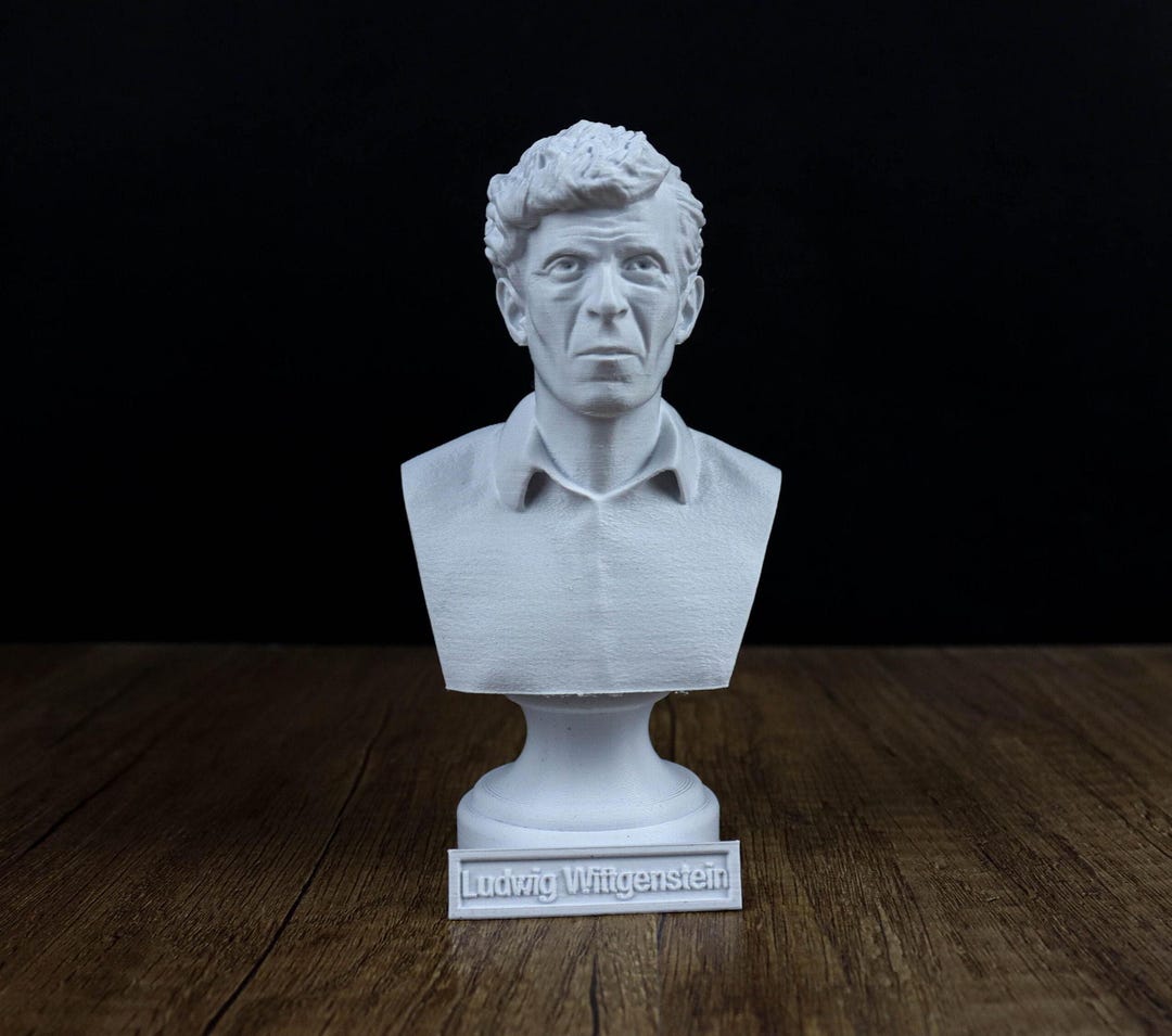 Ludwig Wittgenstein Bust, Austrian Philosopher Statue, Sculpture ...
