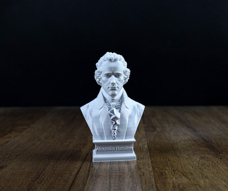 Alexander Hamilton Bust, Founding Father of the United States Sculpture ...