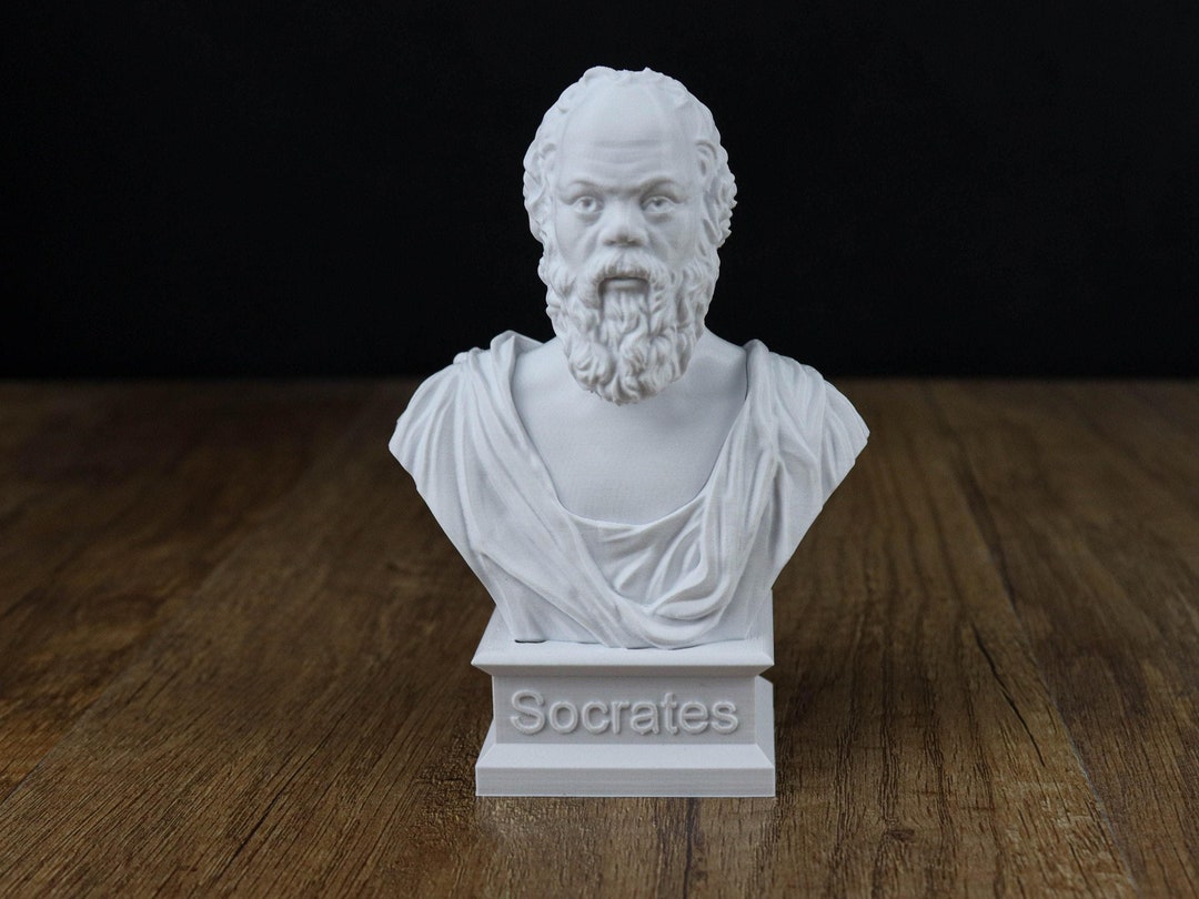 Socrates Bust Sculpture, Greek Statue - Etsy