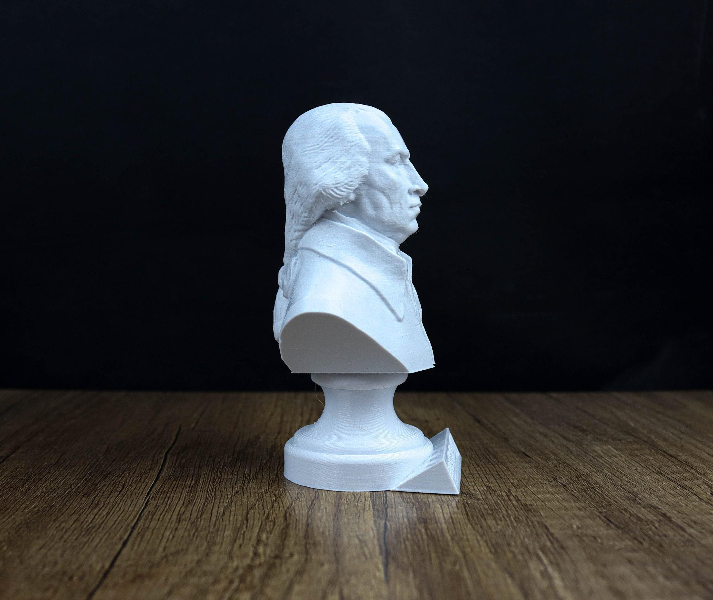 James Madison Bust, Founding Father Sculpture, American History Decor ...