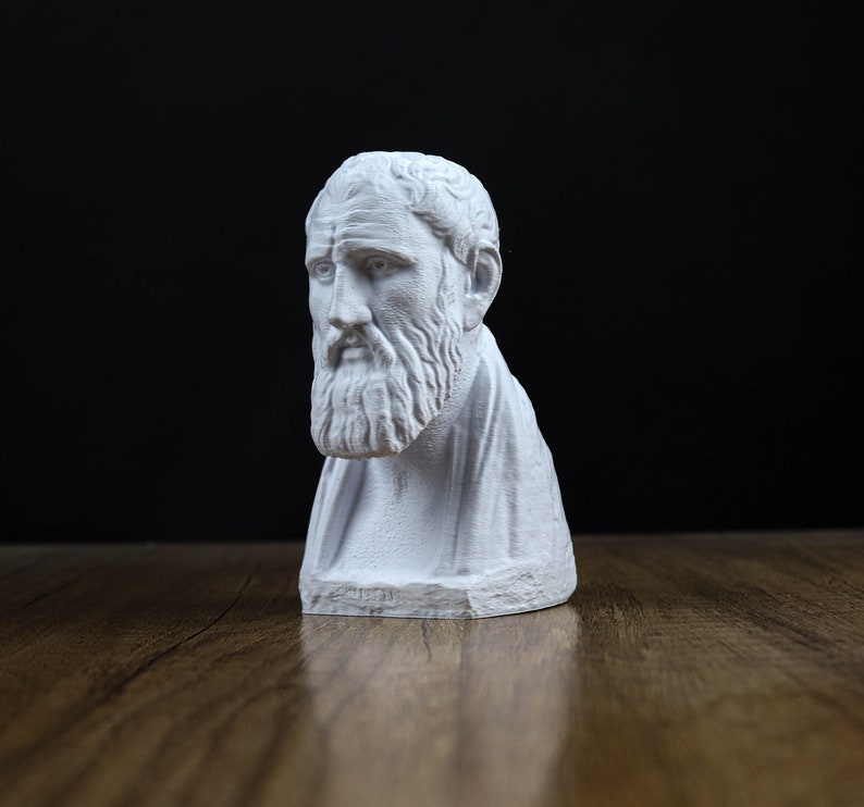 Zeno of Citium Statue Greek Mythology Inspired Sculpture - Etsy