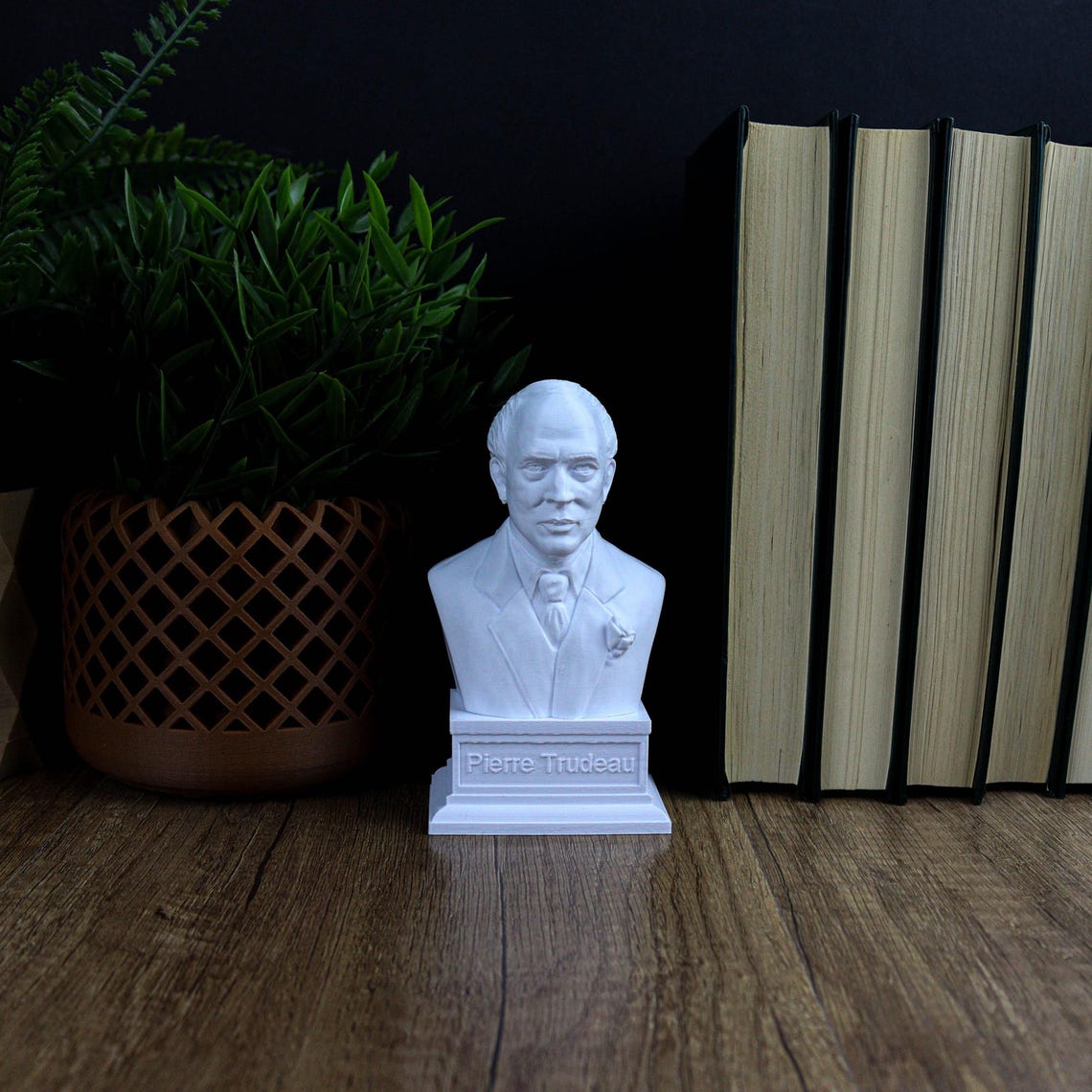 Pierre Trudeau Bust, Canadian Prime Minister Statue - Etsy