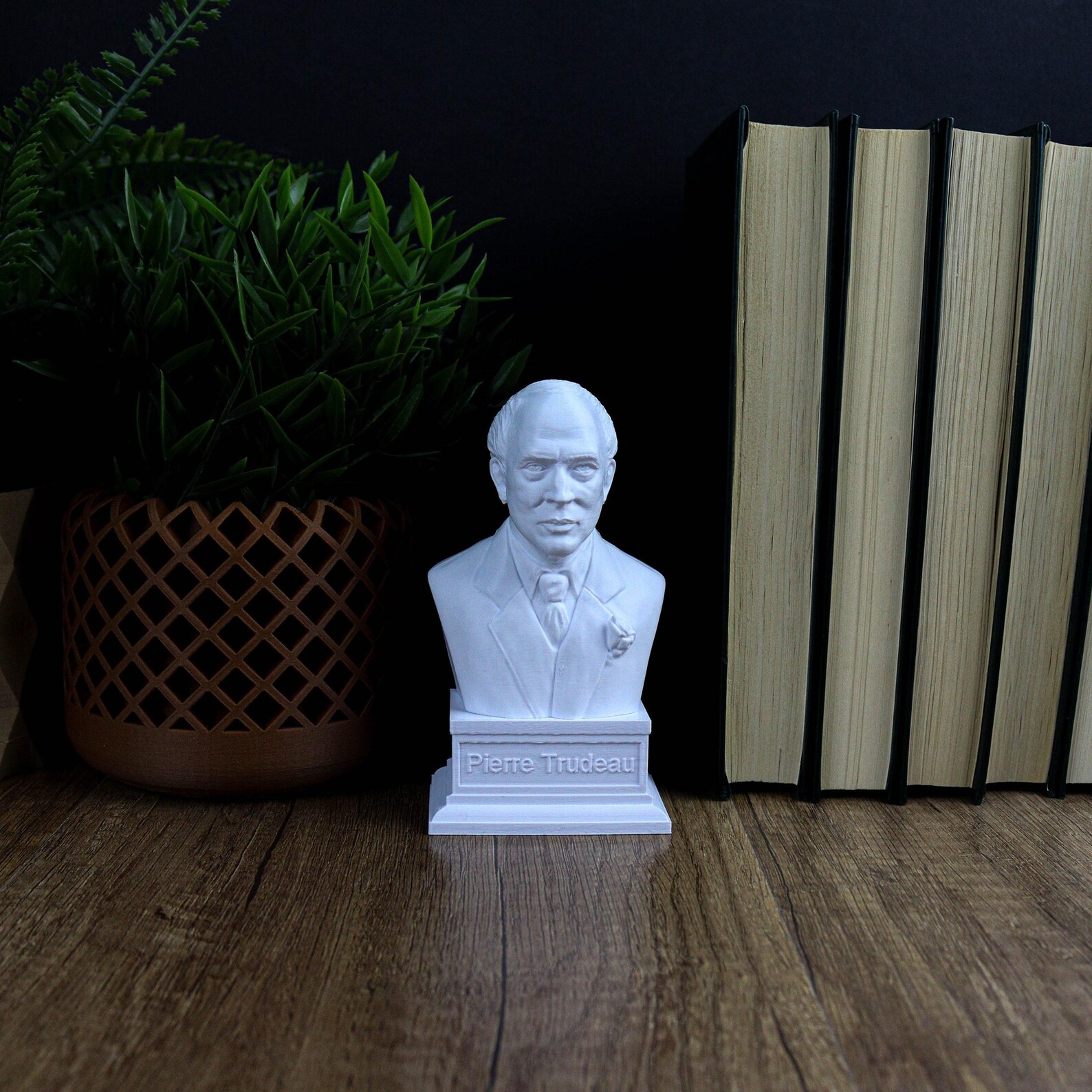 Pierre Trudeau Bust, Canadian Prime Minister Statue - Etsy