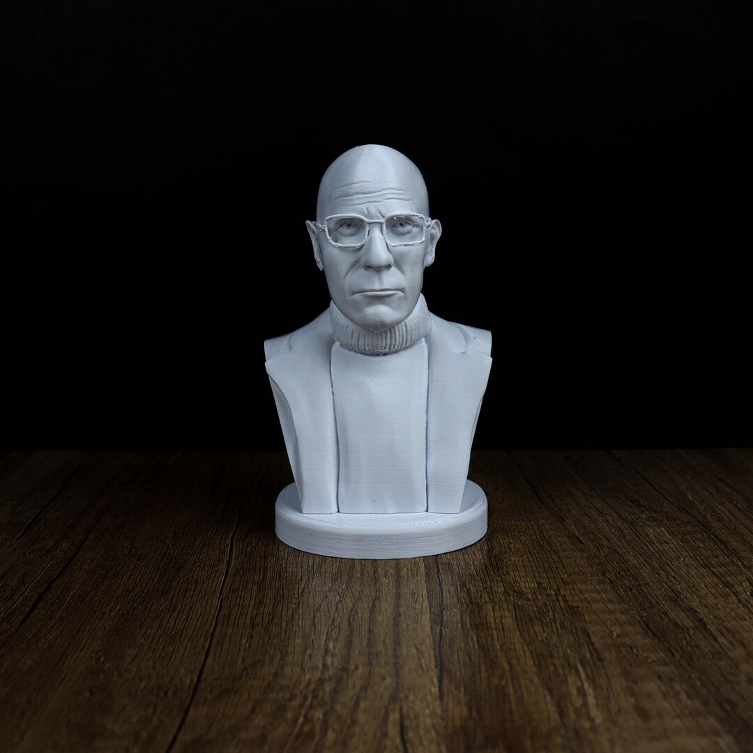 Michel Foucault Bust, French Historian and Philosopher Statue - Etsy