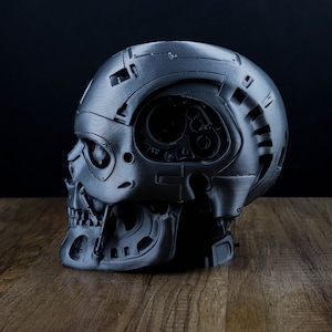 Terminator Endoskeleton Headphone Holder Skull T-800 LED - Etsy