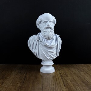 Archimedes Bust, Ancient Mathematician Statue, Greek Mythology Inspired ...