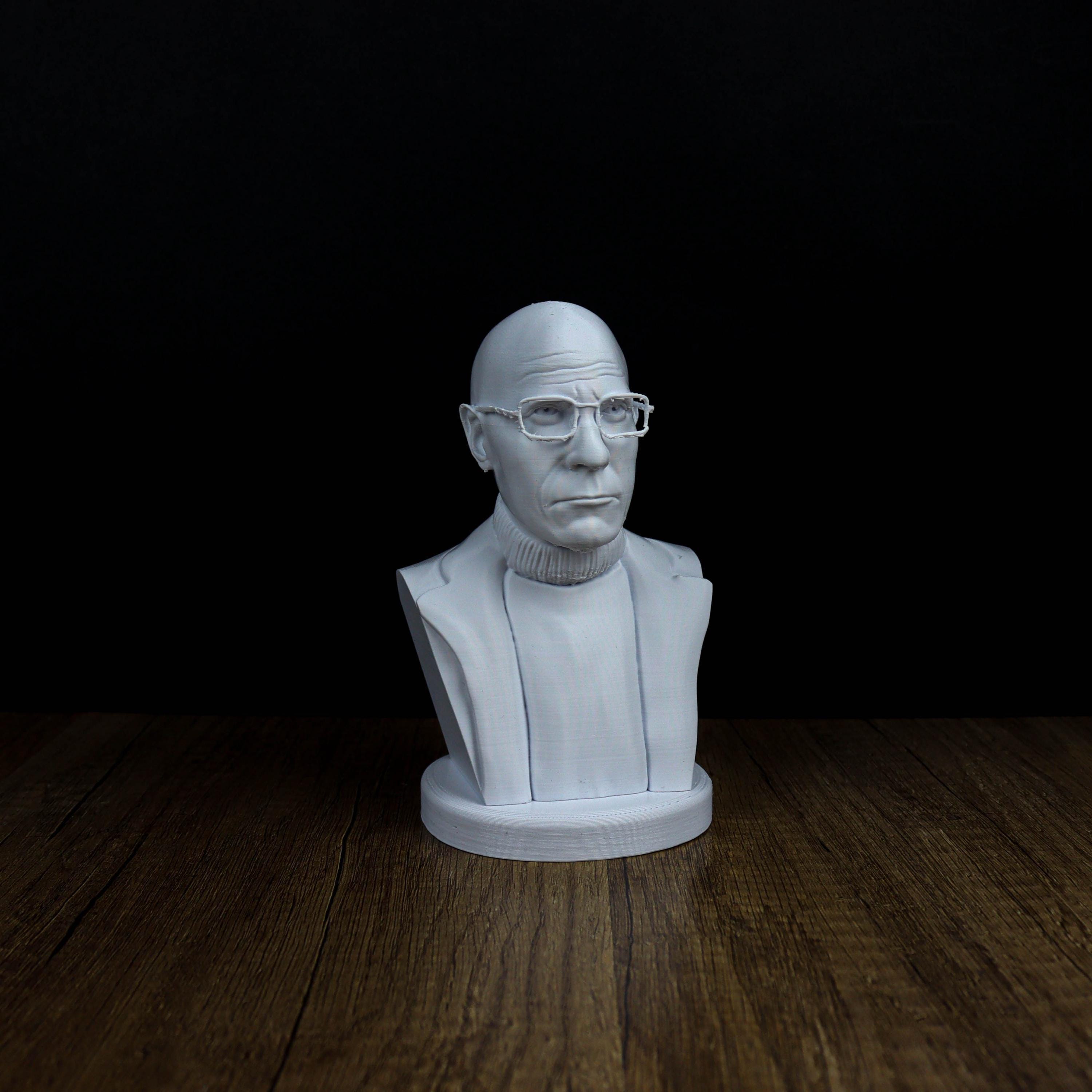 Michel Foucault Bust, French Historian and Philosopher Statue - Etsy