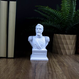 Nicholas II of Russia Bust, Tsar Nicholas Romanov Sculpture - Etsy