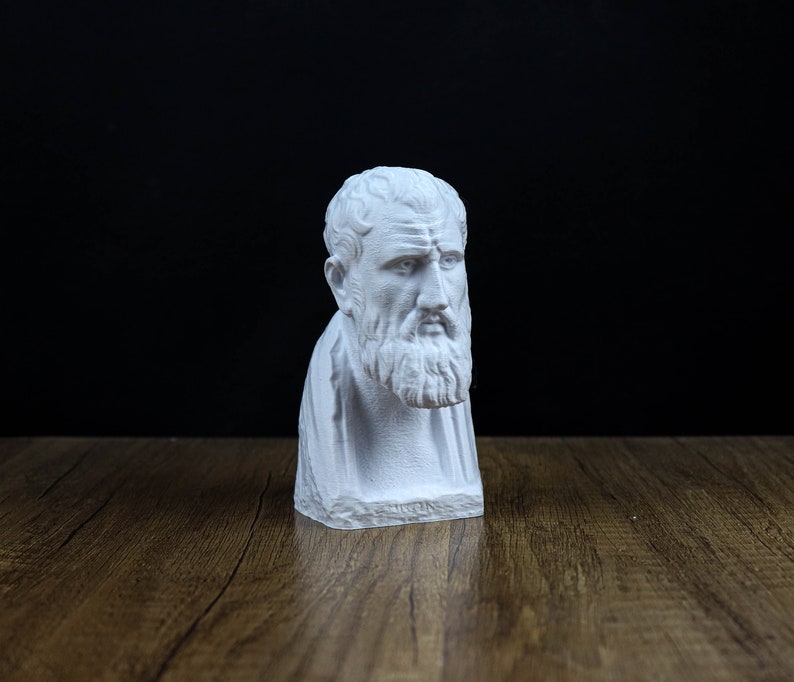 Zeno of Citium Statue Greek Mythology Inspired Sculpture - Etsy