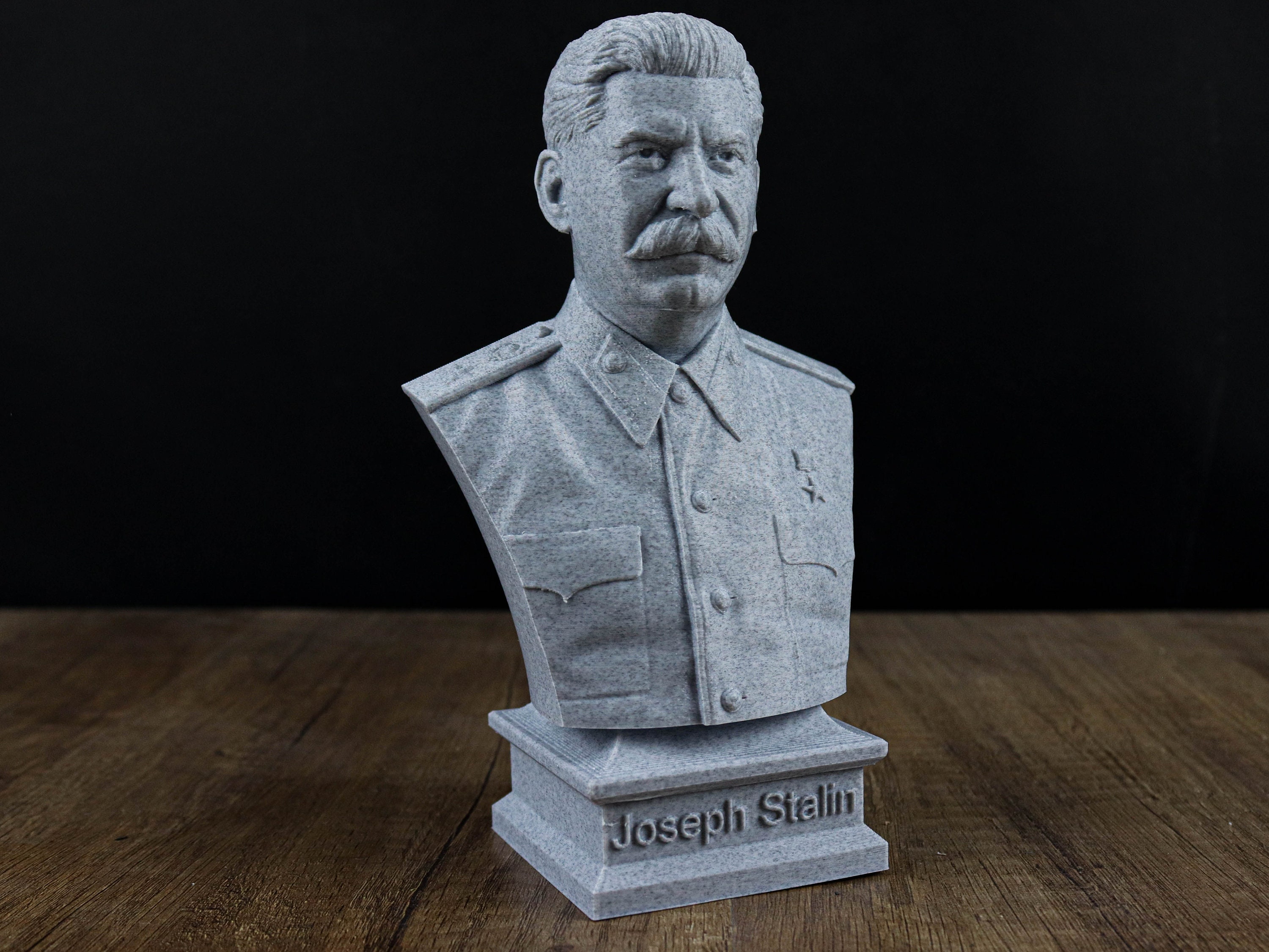Joseph Stalin Bust Russian President 3d Sculpture - Etsy