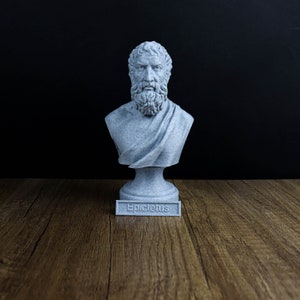 Epictetus Bust, Ancient Greek Philosopher Figurine, Stoic Philosopher ...
