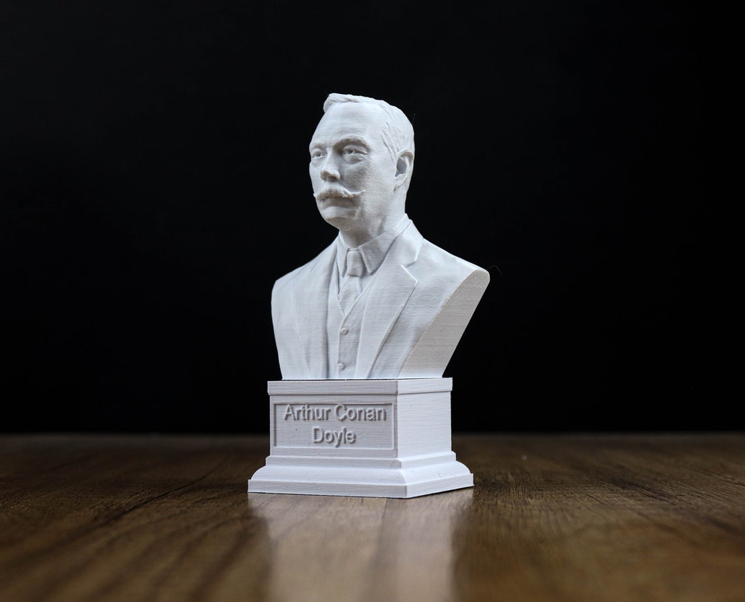 Arthur Conan Doyle Bust, British Writer and Physician Statue, Gift for ...