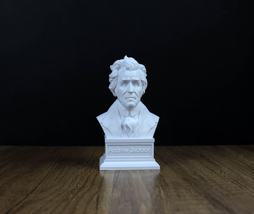 Andrew Jackson Bust, 7th U.S. President, American History Art Decor - Etsy
