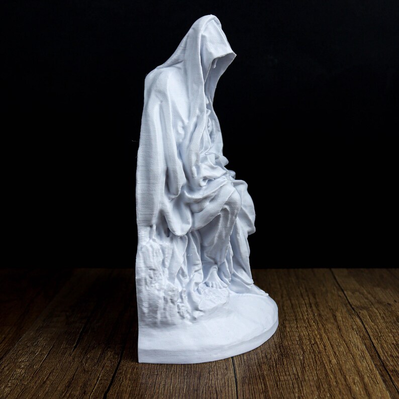 Seated Virgin Mary Bust, Religious Statue, Catholic Home Decor ...