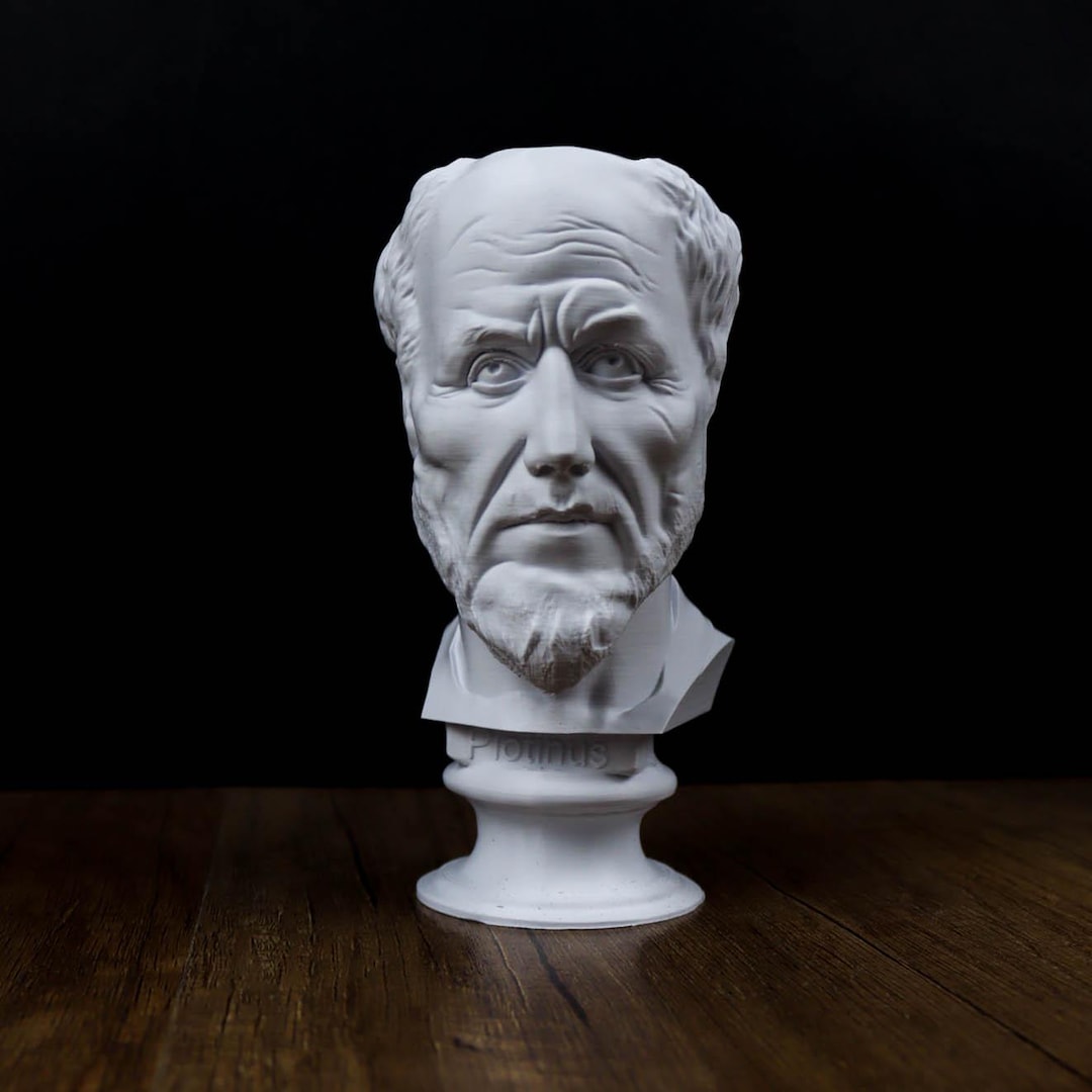 Plotinus Bust, Greek Philosopher Statue, Neoplatonism Decor - Etsy