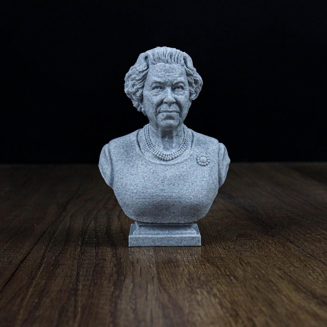 Queen Elizabeth II Bust - Etsy
