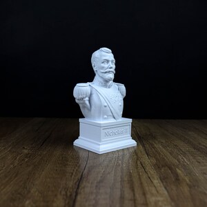 Nicholas II of Russia Bust, Tsar Nicholas Romanov Sculpture - Etsy