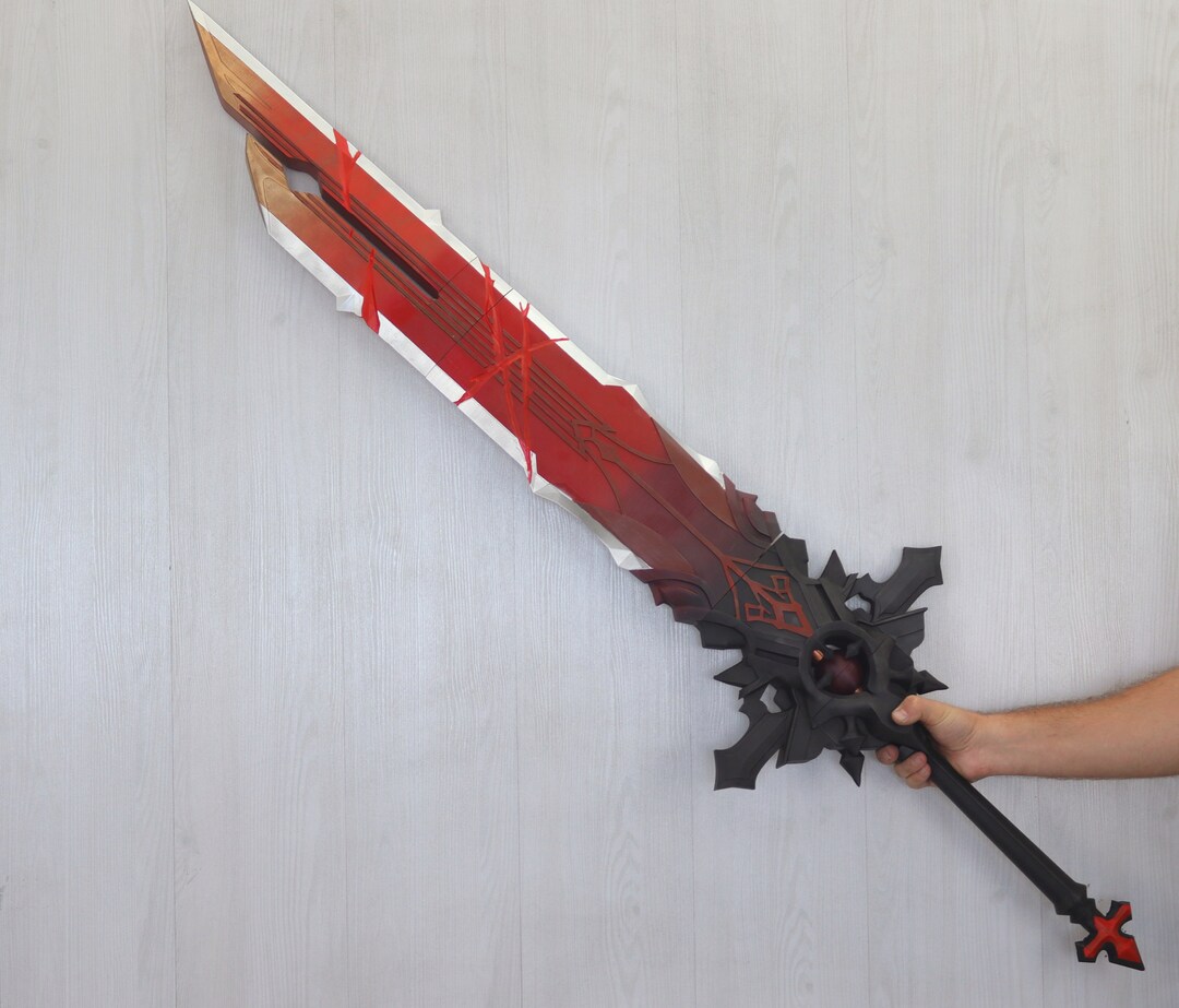 Genshin Impact Sword Diluc Wolf's Full Scale Prop for Cosplay/display ...
