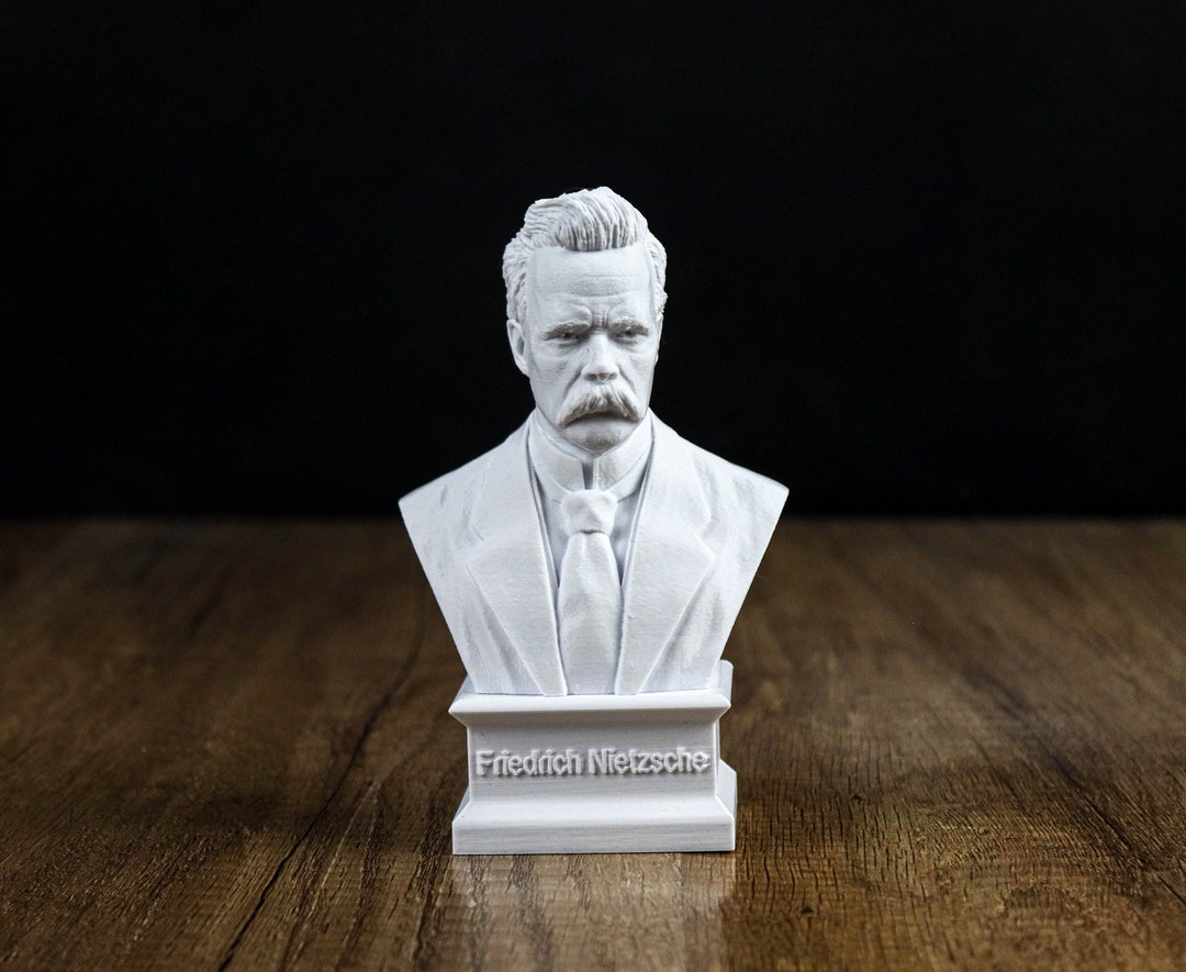 Friedrich Nietzsche Bust, German Philosopher and Philologist Sculpture ...