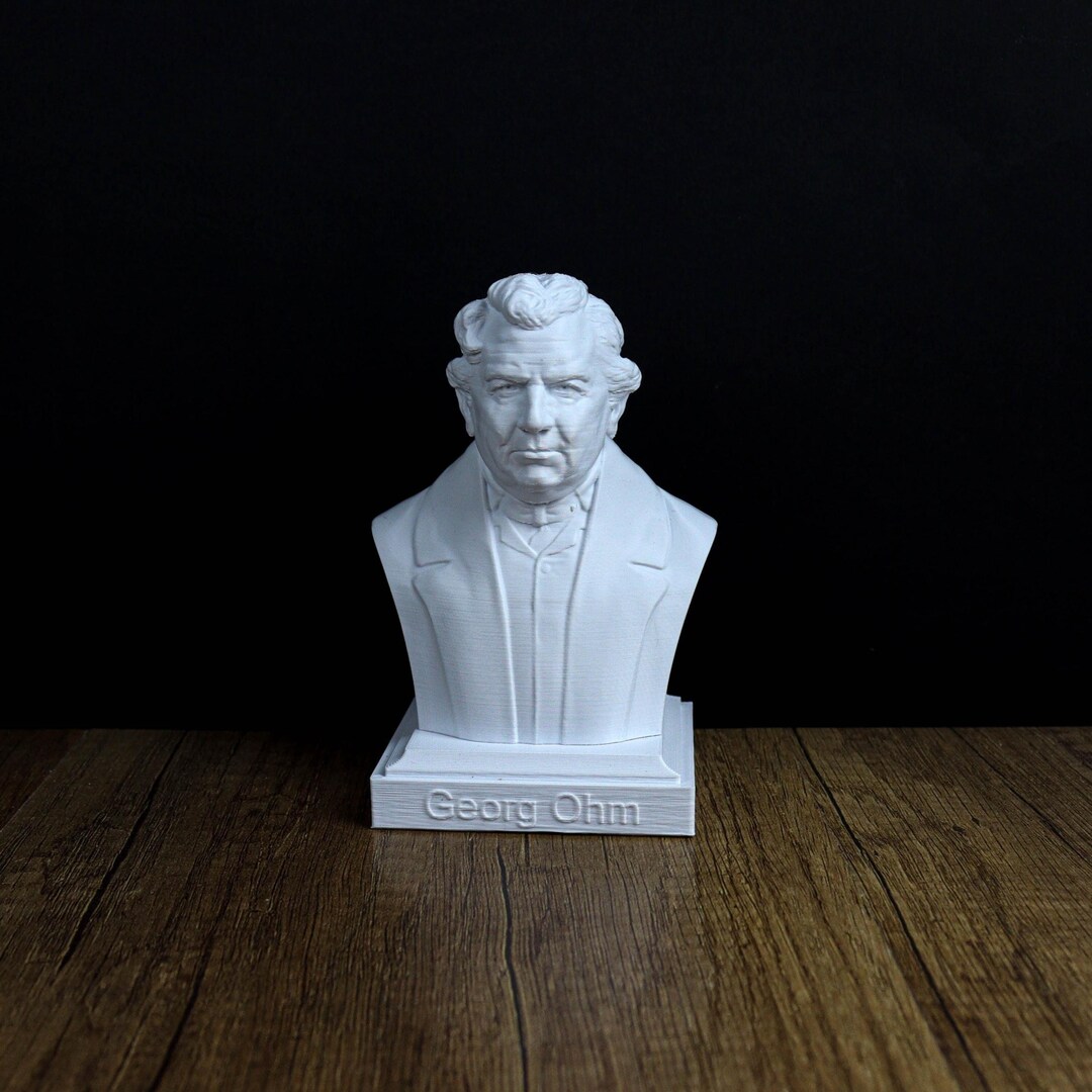 Georg Ohm Bust, German Physicist and Mathematician Statue, - Etsy
