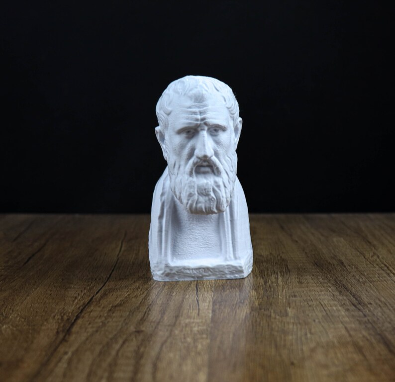 Zeno of Citium Statue Greek Mythology Inspired Sculpture - Etsy