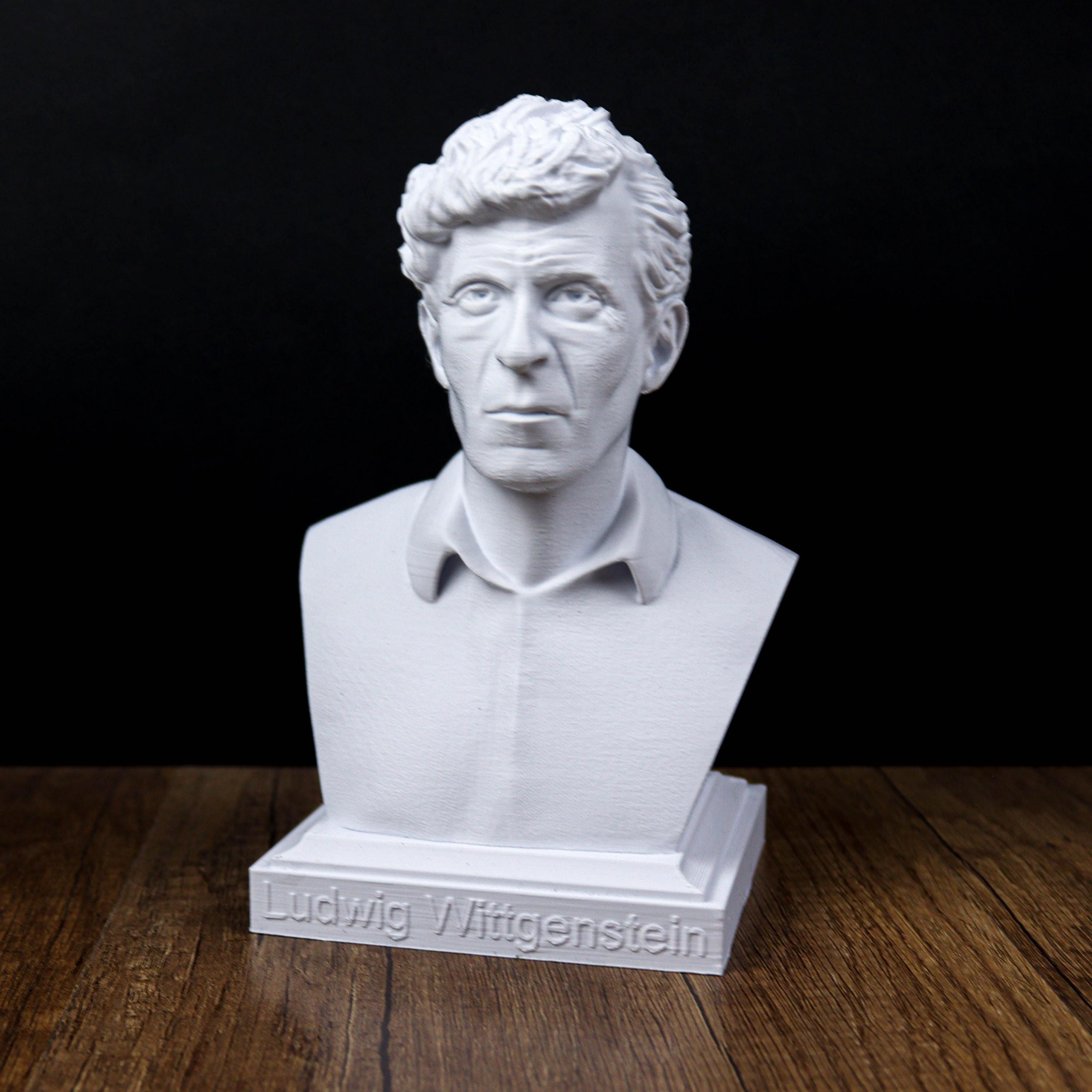 Ludwig Wittgenstein Bust, Austrian Philosopher Statue, Sculpture ...