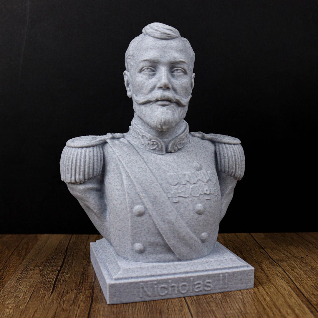Nicholas II of Russia Bust, Tsar Nicholas Romanov Sculpture - Etsy