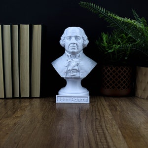 John Adams Bust, Founding Father Sculpture, Second President of the ...