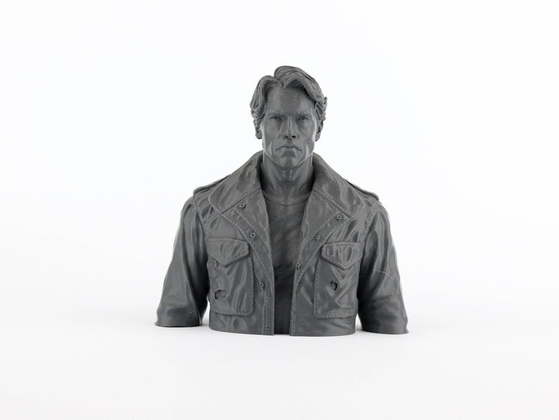 Arnold Schwarzenegger as Terminator 3d Bust Sculpture - Etsy
