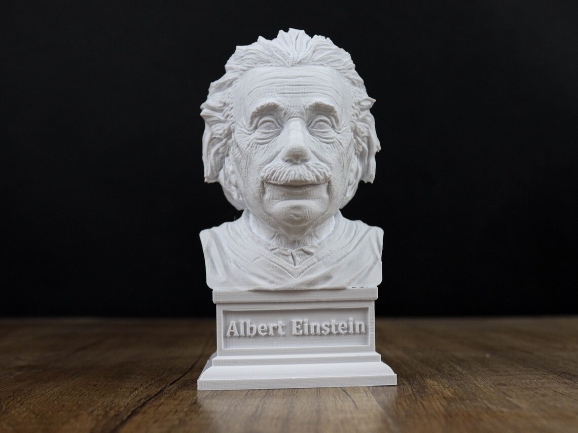 Albert Einstein Bust German Physicist and Mathematician - Etsy