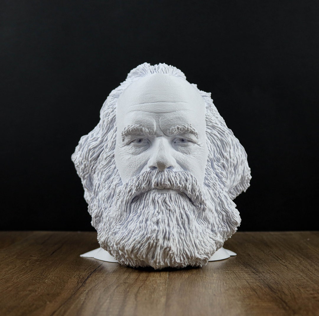Karl Marx Bust, German Philosopher Statue, Sculpture Decoration ,home ...