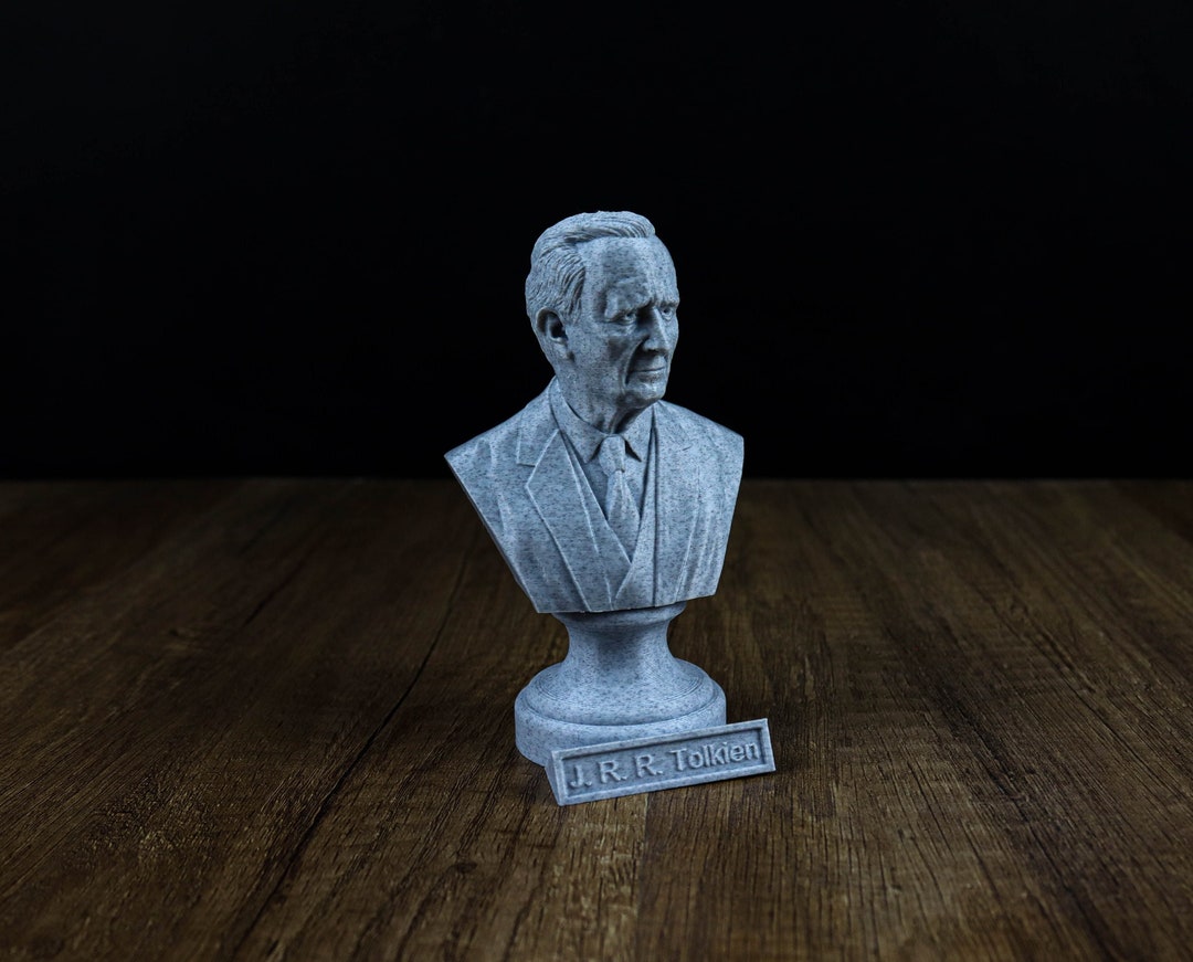 J. R.R. Tolkien Bust, English Writer Statue, Sculpture Decoration - Etsy