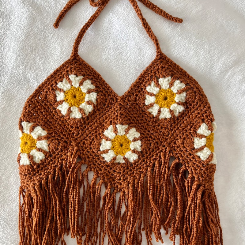 Crochet Daisy Top - Etsy