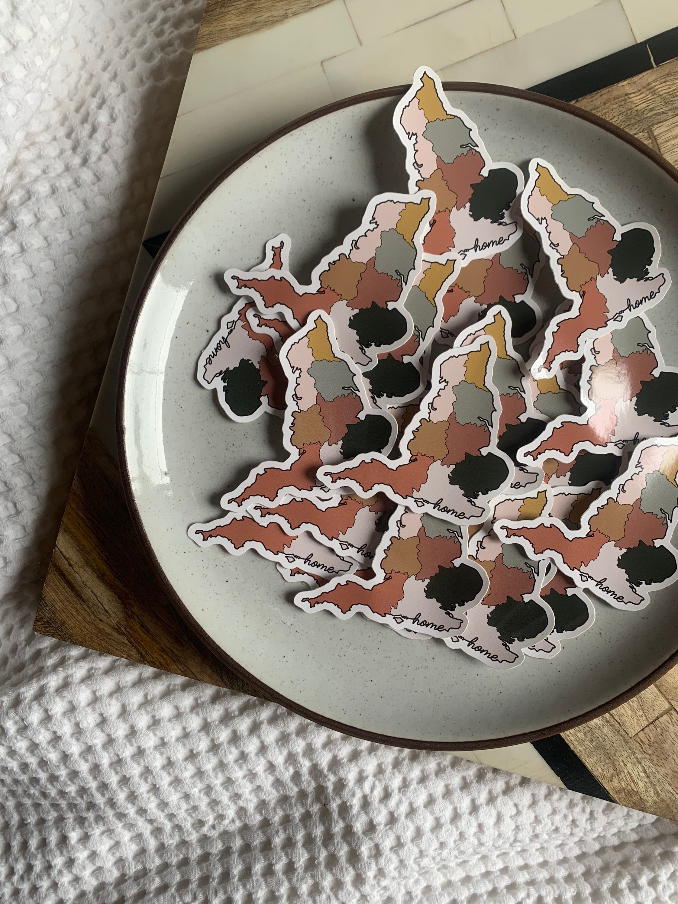 England Home Map Die Cut Sticker for Decorating Laptops - Etsy