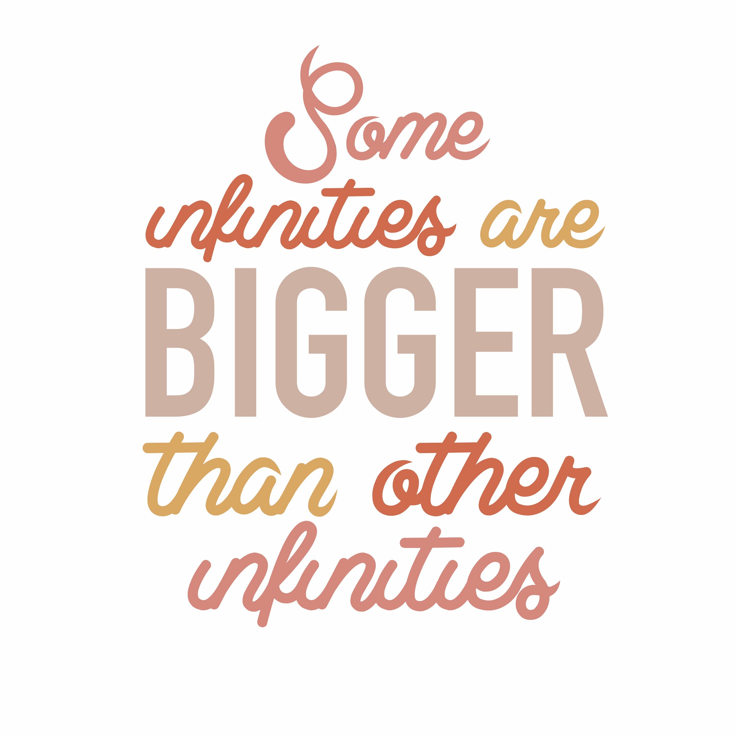 Some Infinities Are Bigger Than Other Infinities Background