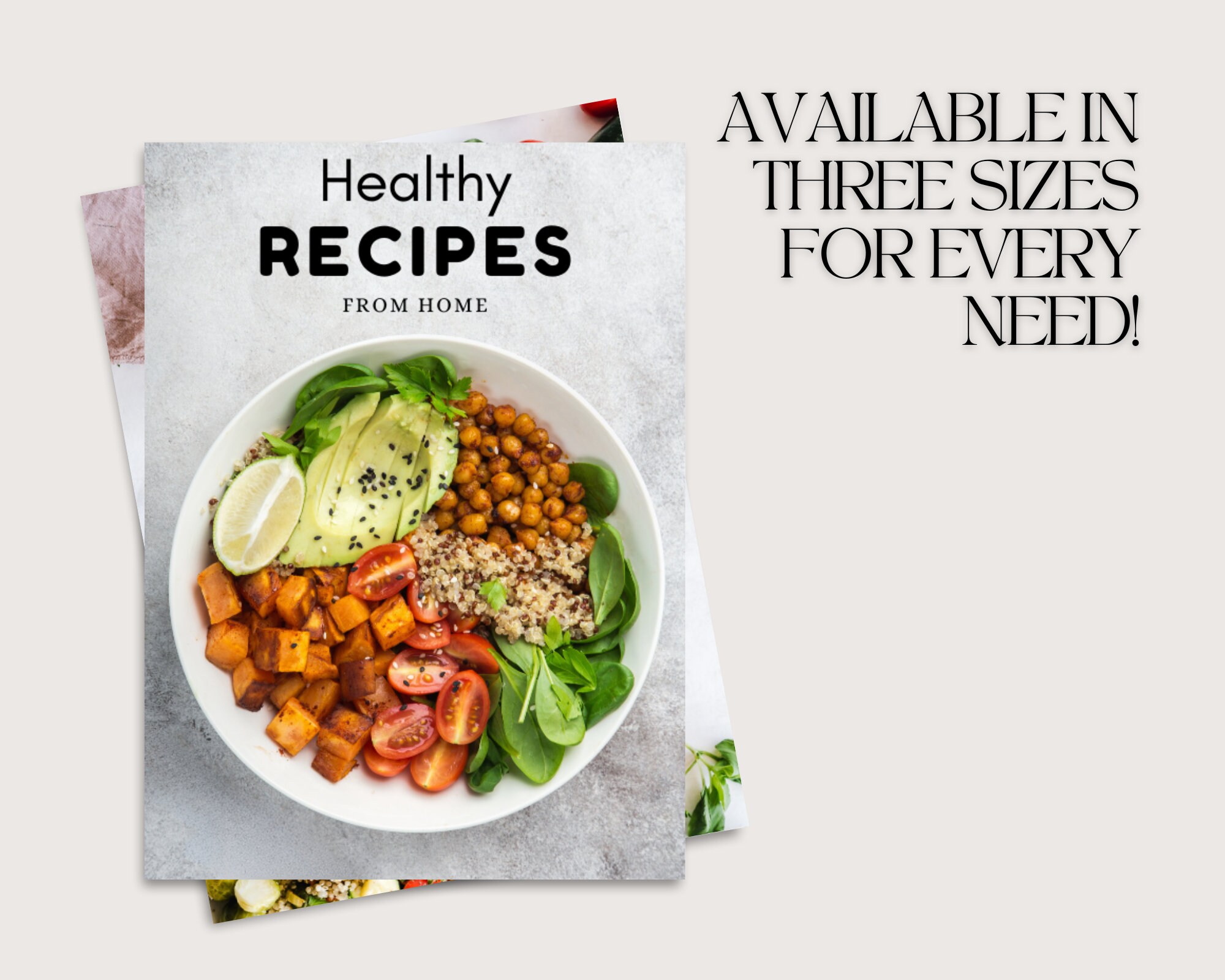 Editable Cookbook Template - Customizable Recipe Book | Ebook Template ...